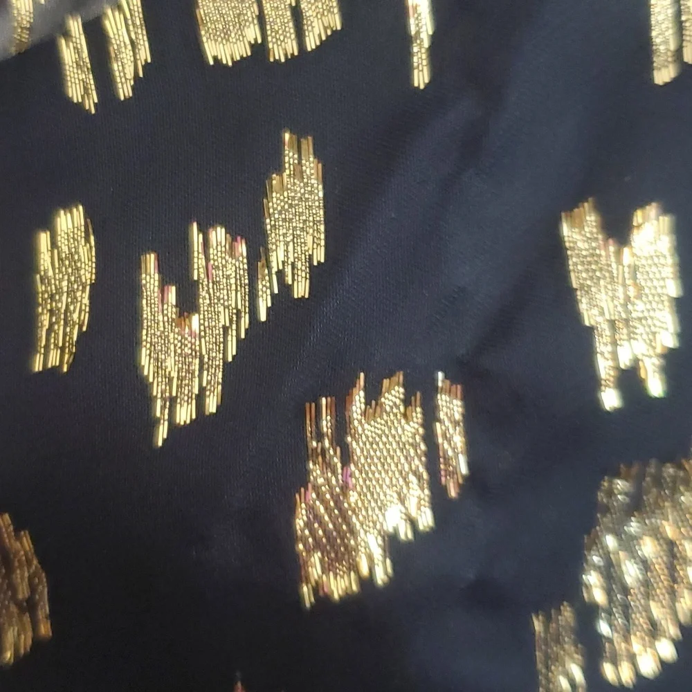 Kay Unger | Dresses | Kay Unger Gold Foil Dress | Poshmark